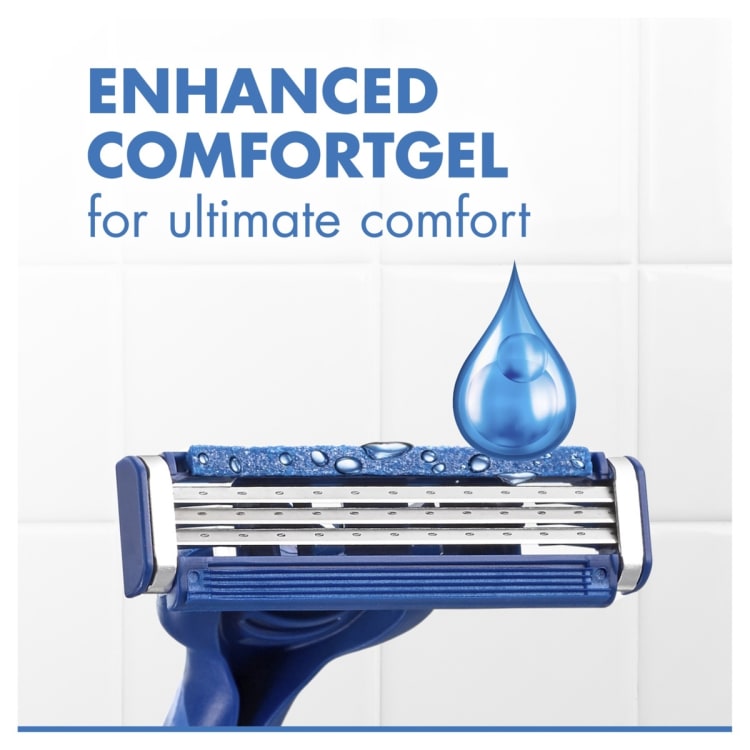 8 Pack Gillette Sensor 3 Comfort Disposable Razors - Kmart