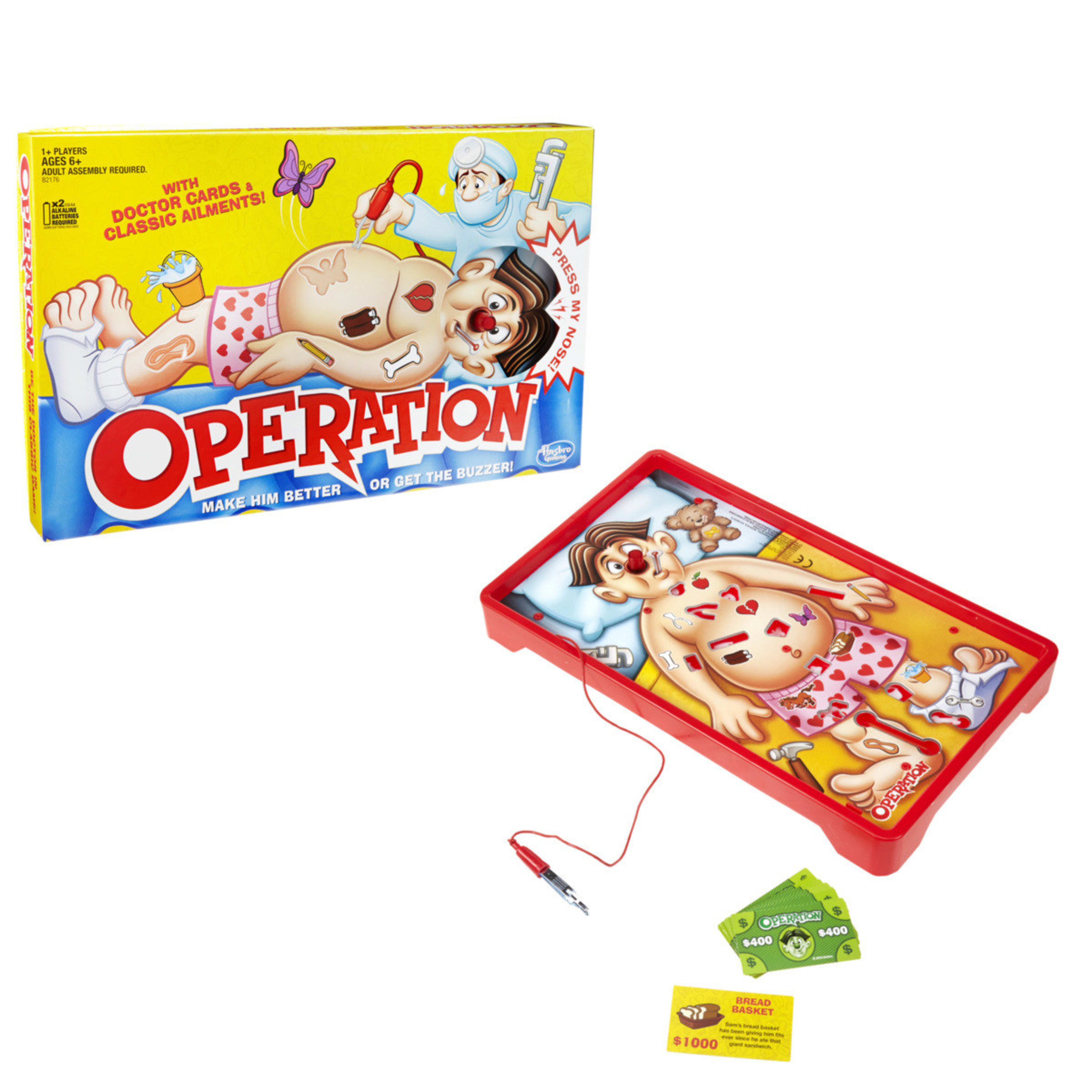 Classic Operation Electronic Board Game with Cards - Kmart