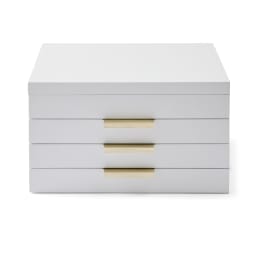 4 Tier White Jewellery Box - Kmart