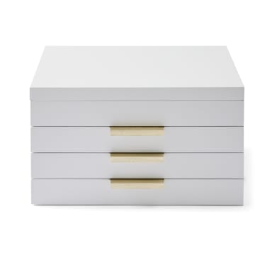 4 Tier White Jewellery Box - Kmart