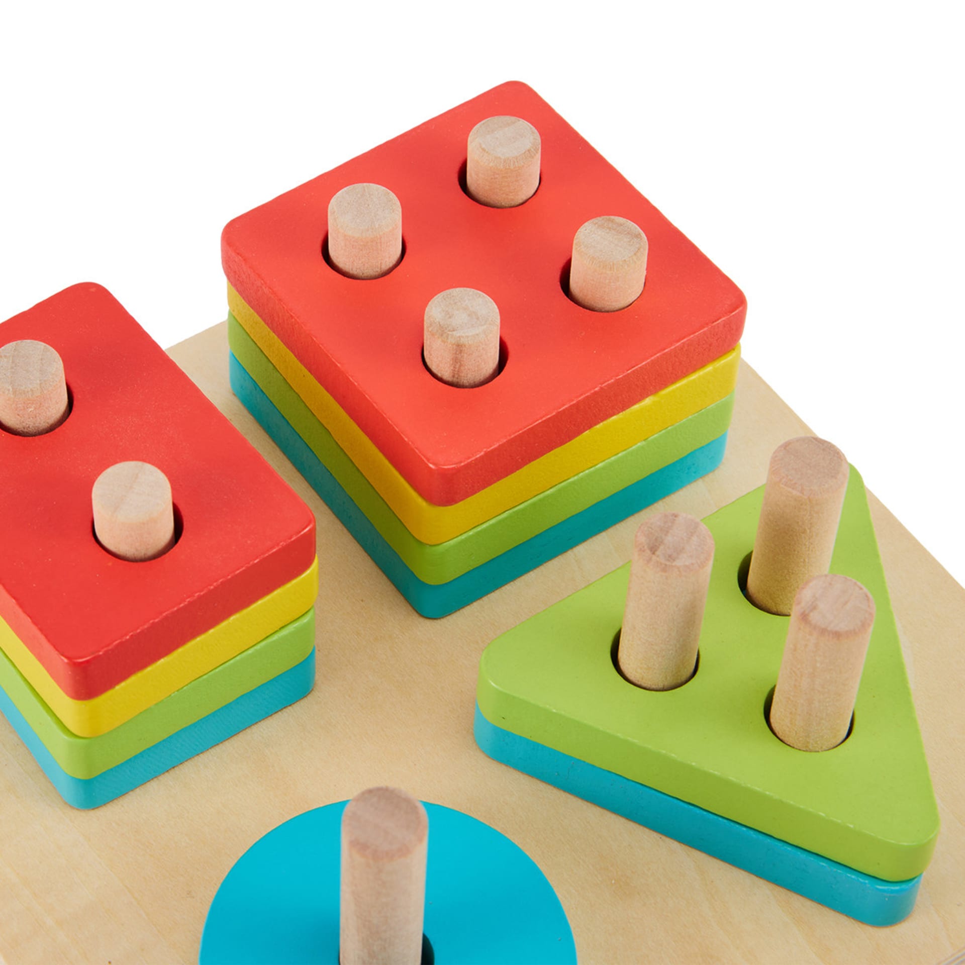 Wooden Multi Shape Stacker - Kmart