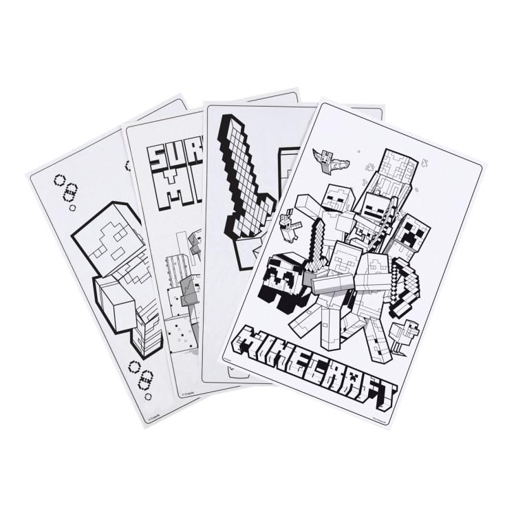 Crayola Giant Coloring Pages - Minecraft - Kmart