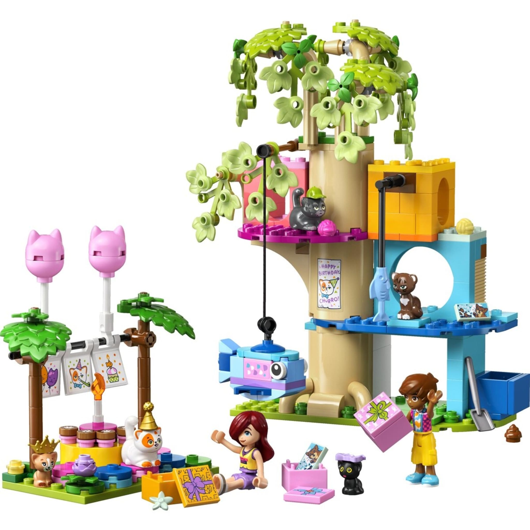 LEGO Friends Cat Birthday Party & Tree House 42666 - Kmart