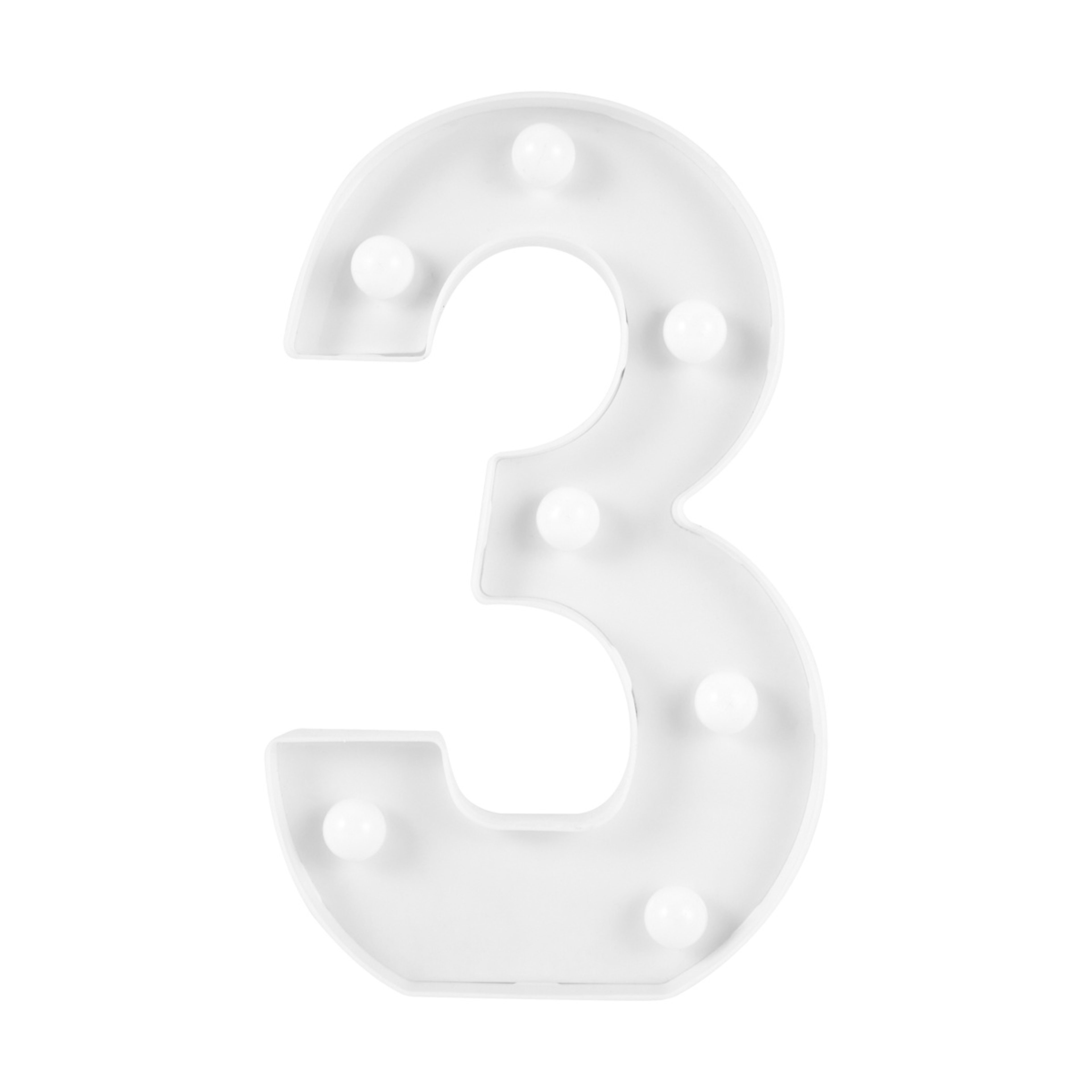 Light Up Number - 3 - Kmart