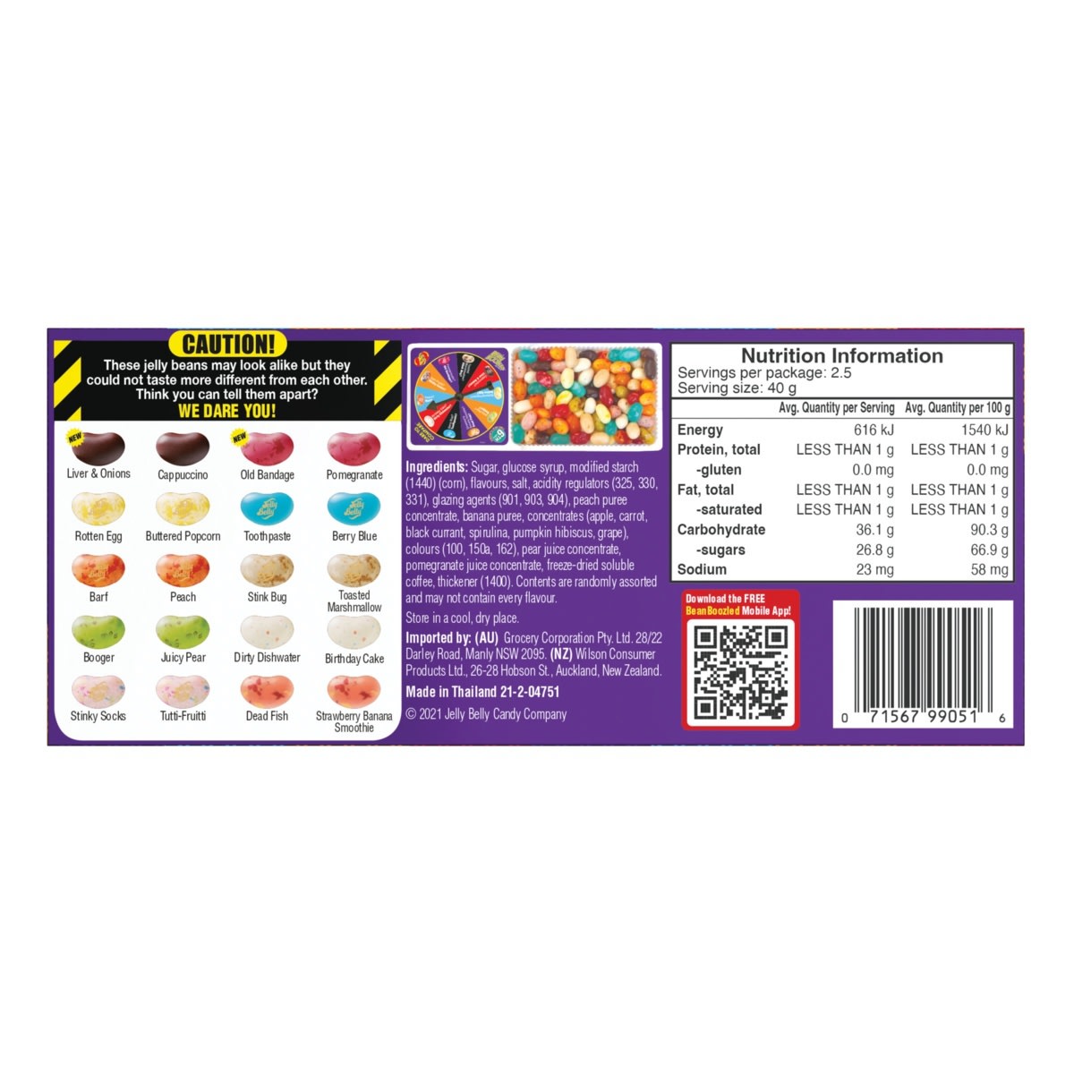 Bean Boozled Jelly Beans 100g - Kmart