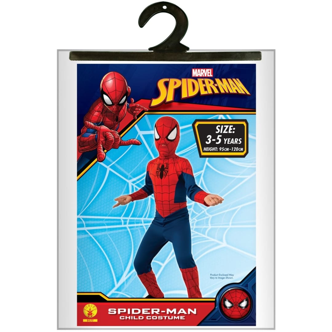 Marvel Spider-Man Kids Costume - Ages 3-5 - Kmart