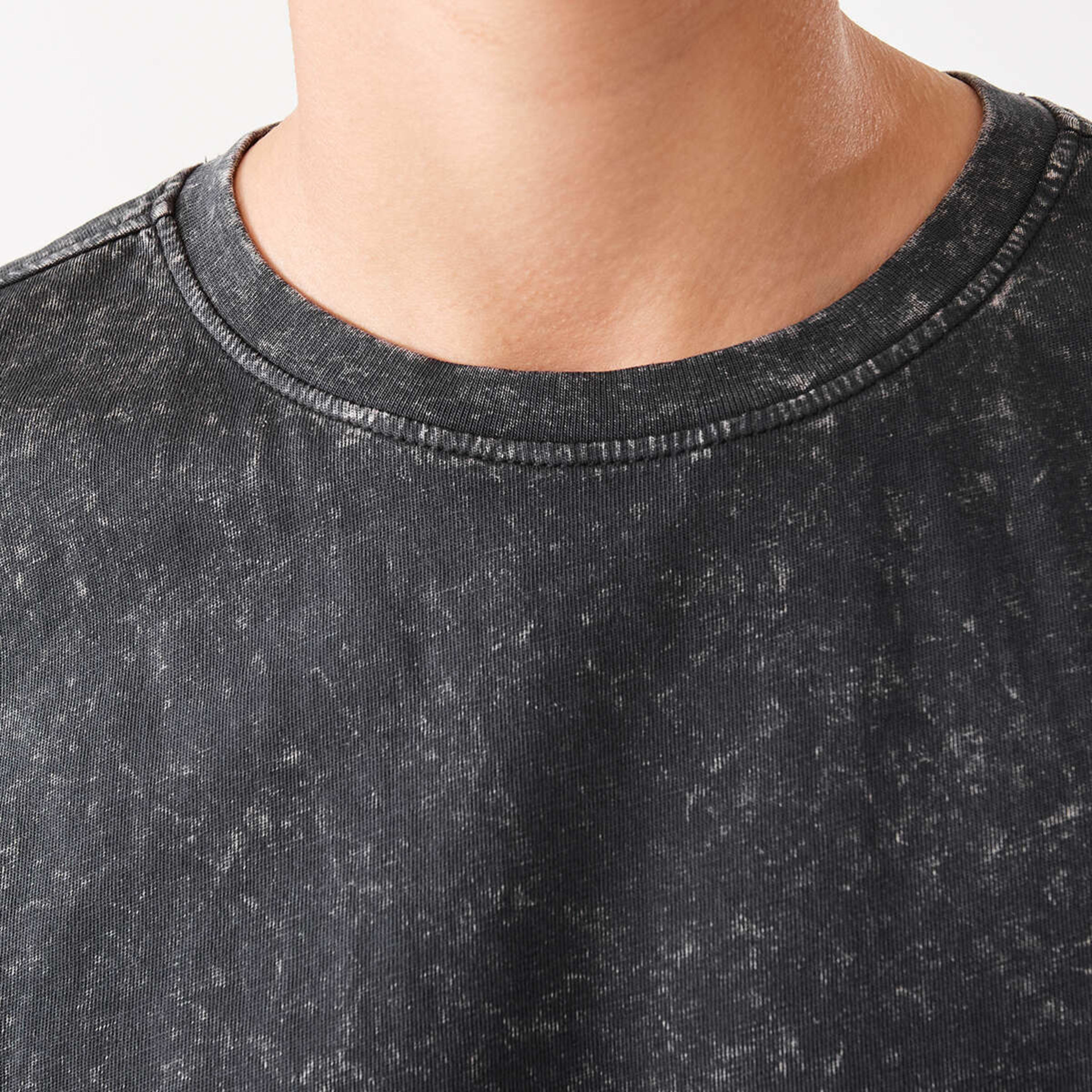 Short Sleeve Acid Wash Print T-shirt - Kmart