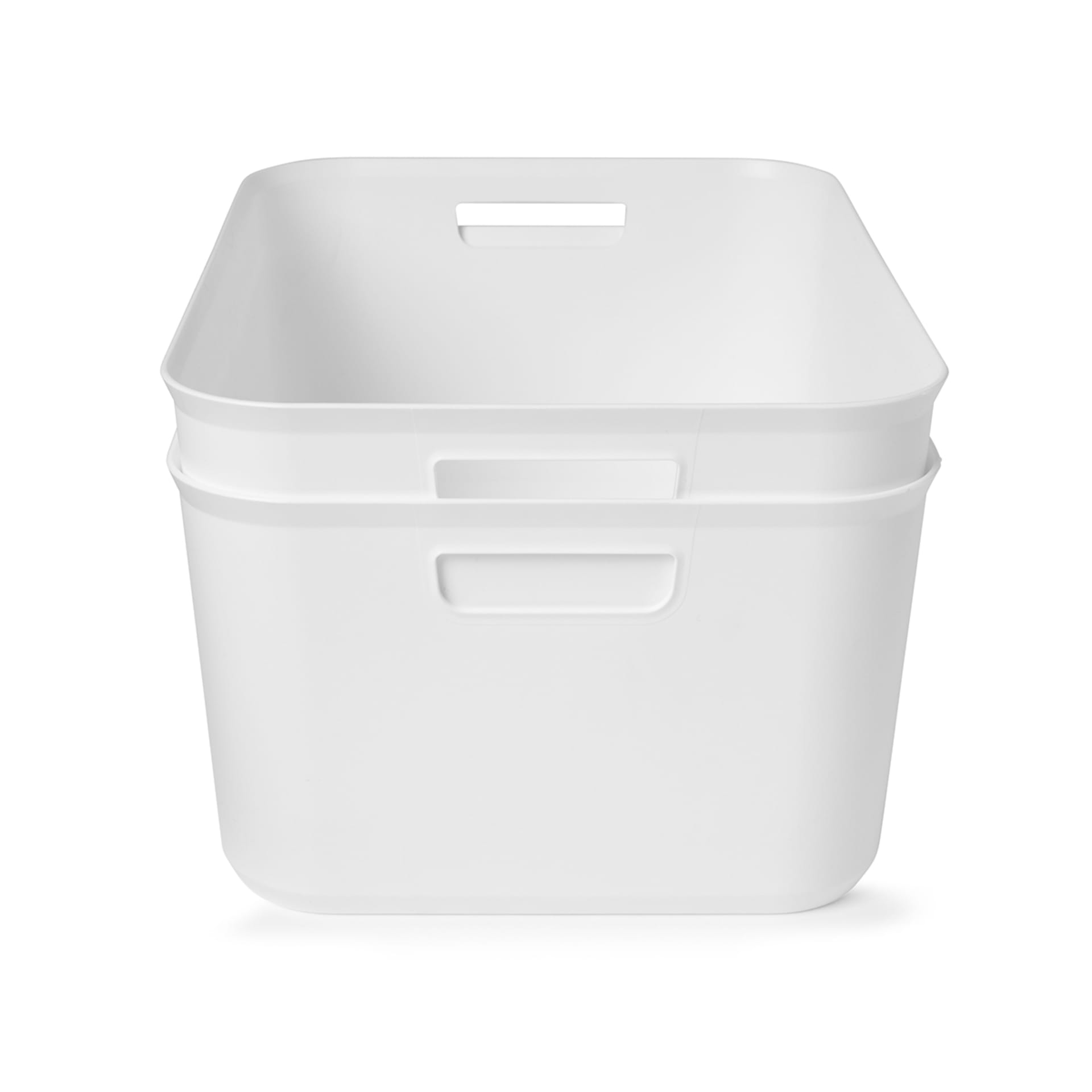 2 Pack 12.5L Utile Large Tubs - White - Kmart NZ