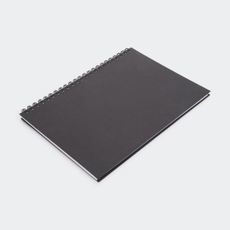 A4 Spiral Notebook - Black - Kmart