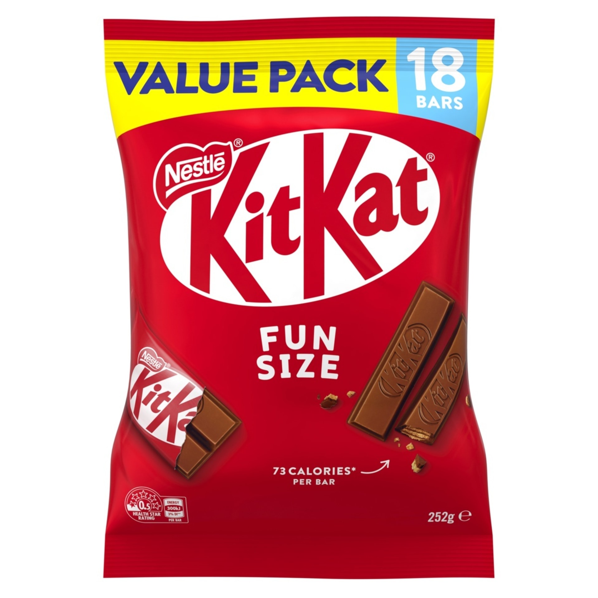 18 Pack Nestle KitKat Fun Size Value Pack 252g - Kmart