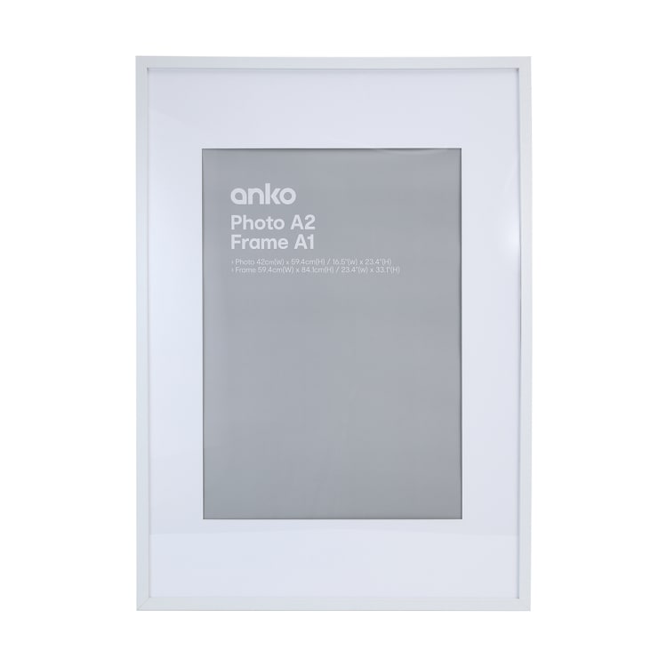 White A1 Poster Frame - Kmart