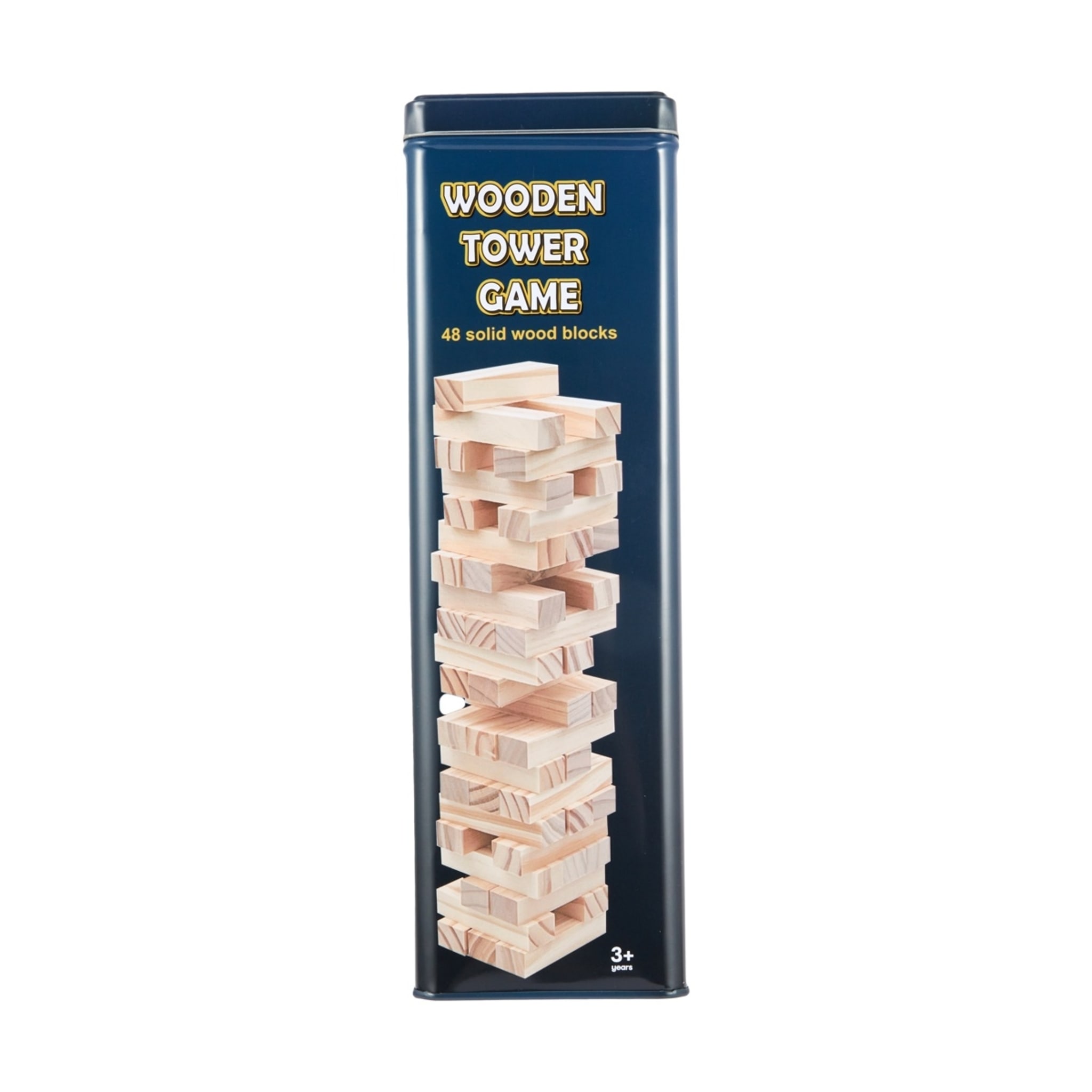 48 Piece Wooden Tower Game - Kmart