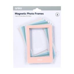 6 Pack Magnetic Photo Frames - Kmart NZ