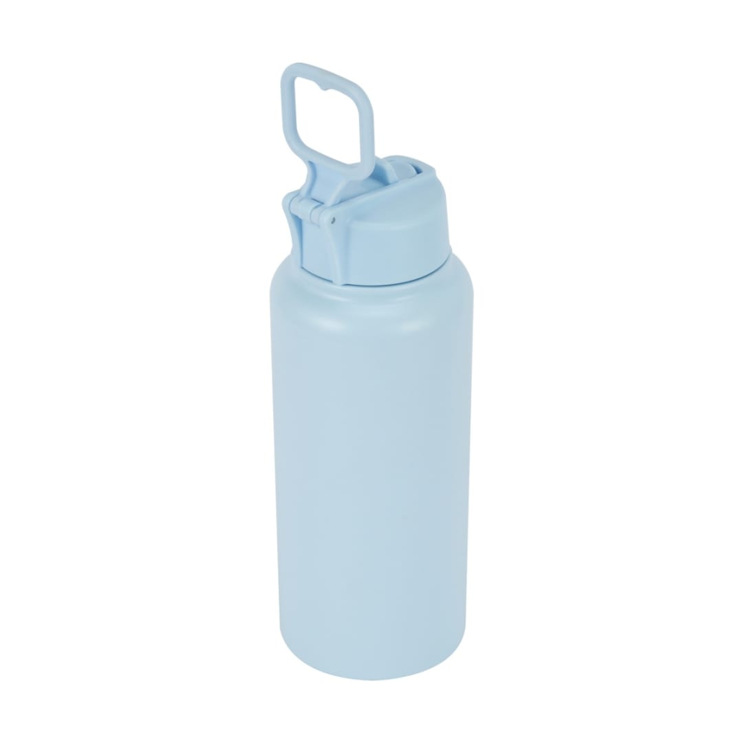 960ml Blue Double Wall Insulated Cylinder Drink Bottle - Kmart