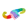 Wooden Counting Rainbow Animal - Assorted - Kmart
