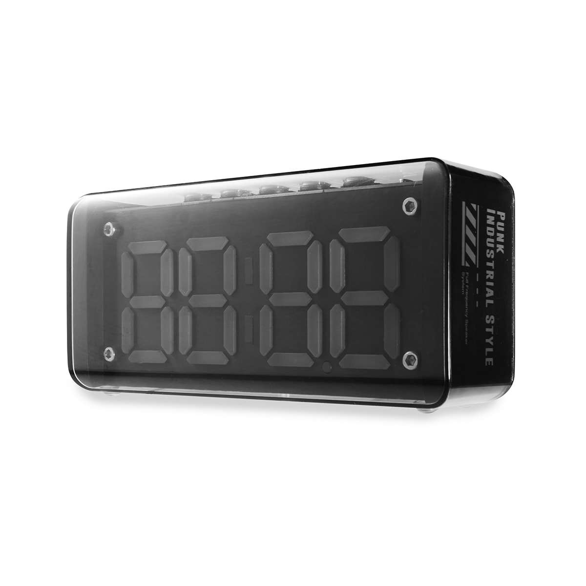 Clock Radio Bluetooth Speaker - Black - Kmart