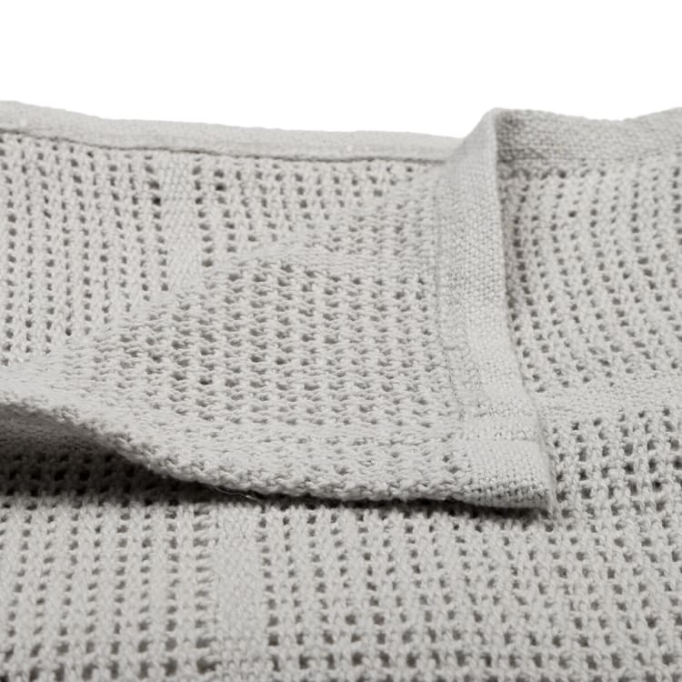 Lightweight Cotton Blanket - Grey - Kmart
