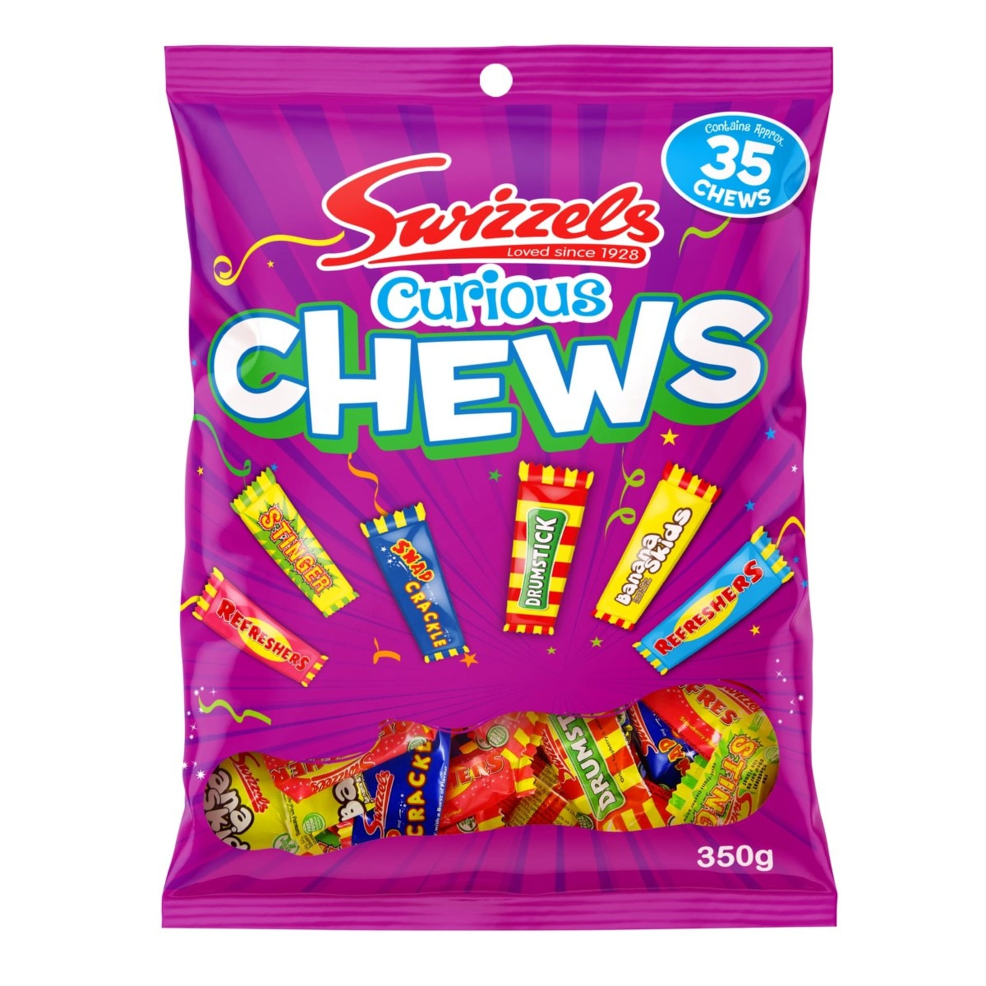 35 Piece Swizzels Curious Chews 350g - Kmart