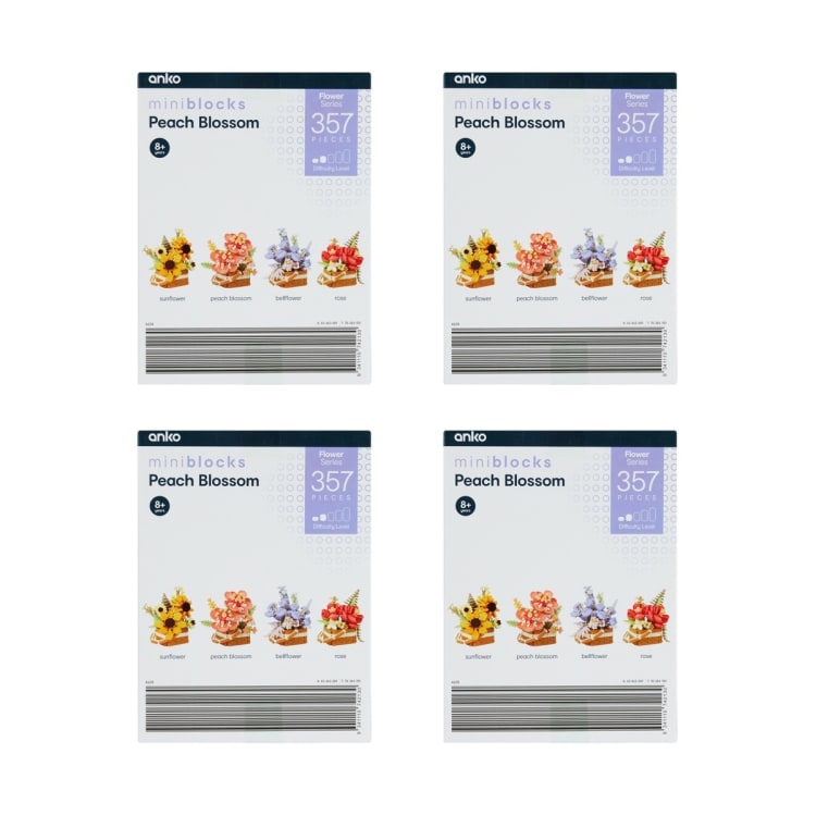 Mini Blocks Flower Series - Assorted - Kmart NZ