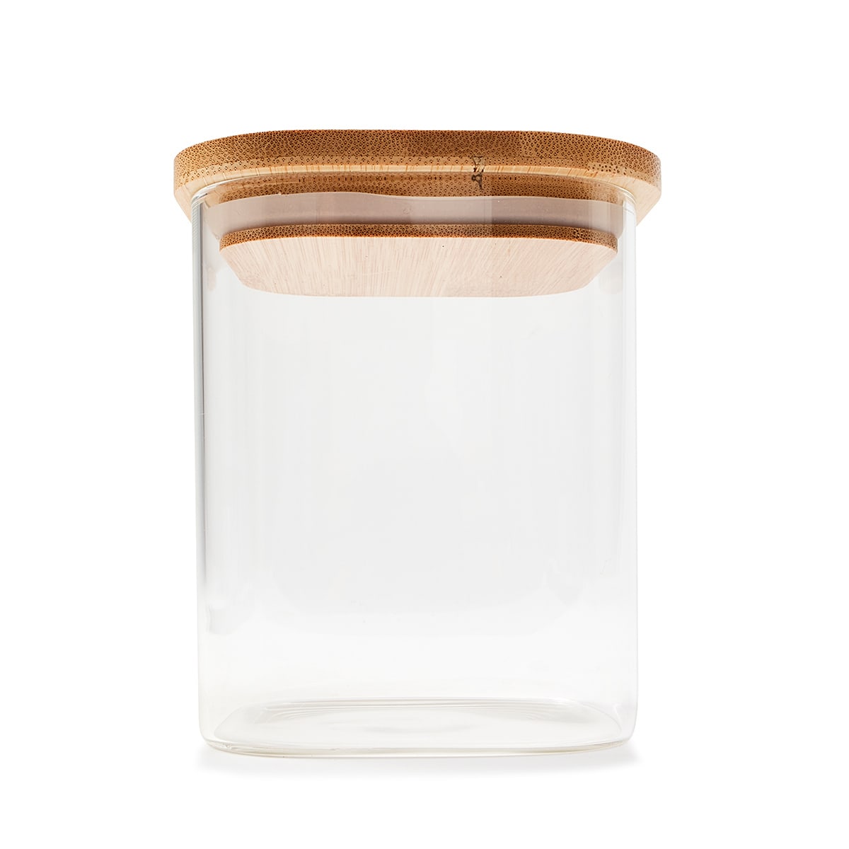 800ml Glass Container with Bamboo Lid - Kmart NZ