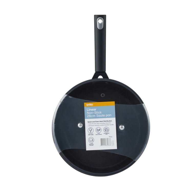 28cm Linear Non-Stick Saute Pan - Kmart NZ