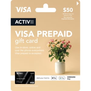 Activ VISA $50 Flowers Prepaid Gift Card - Kmart