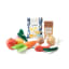 21 Piece Wooden Grocery Food Playset - Kmart