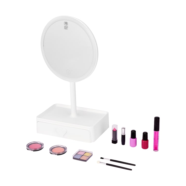 Toy 14 Piece Premium Light Up Vanity with Makeup Kit - Kmart