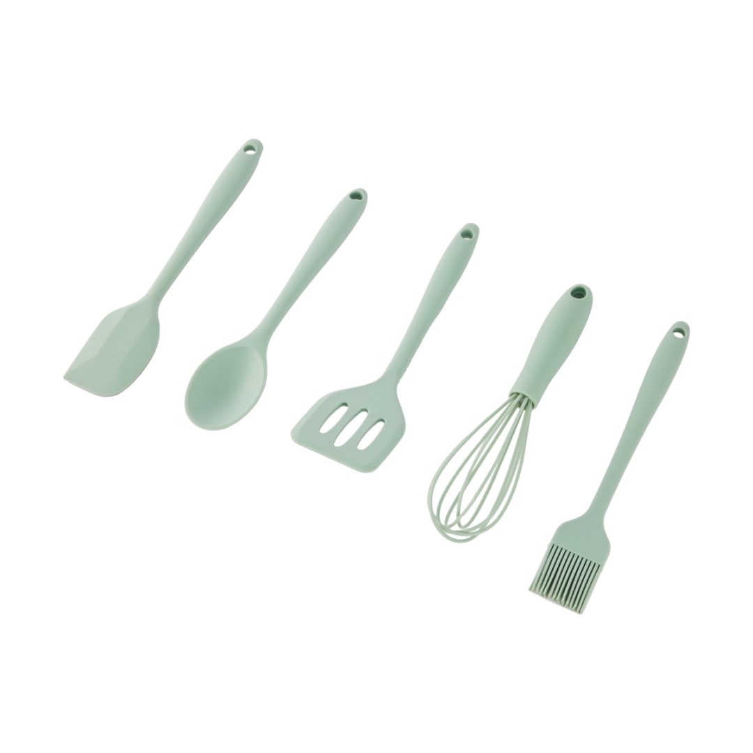 Set of 5 Mini Silicone Utensils - Kmart