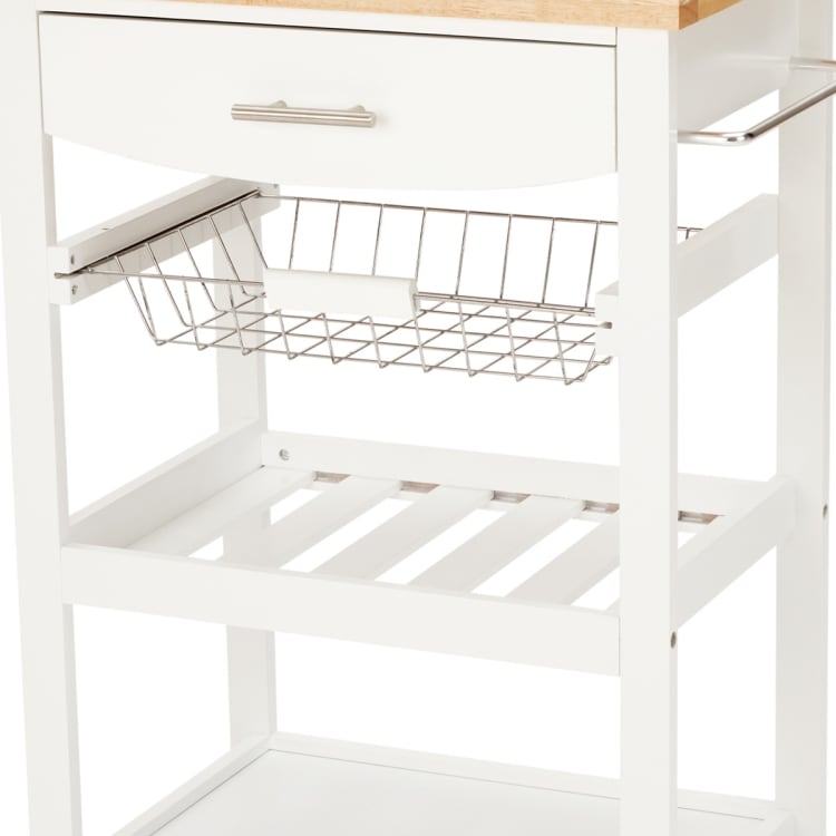White Kitchen Trolley - Kmart