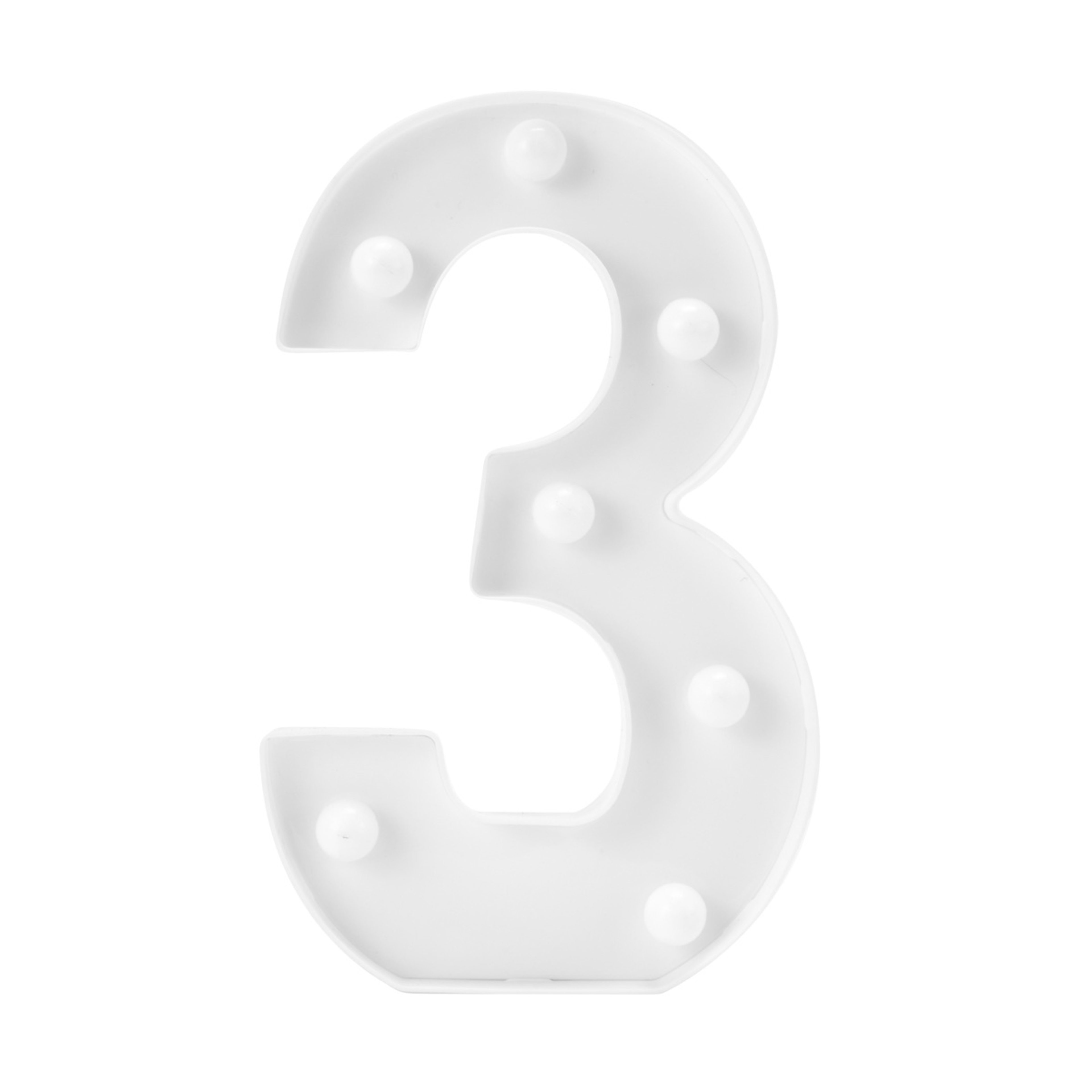 Light Up Number - 3 - Kmart