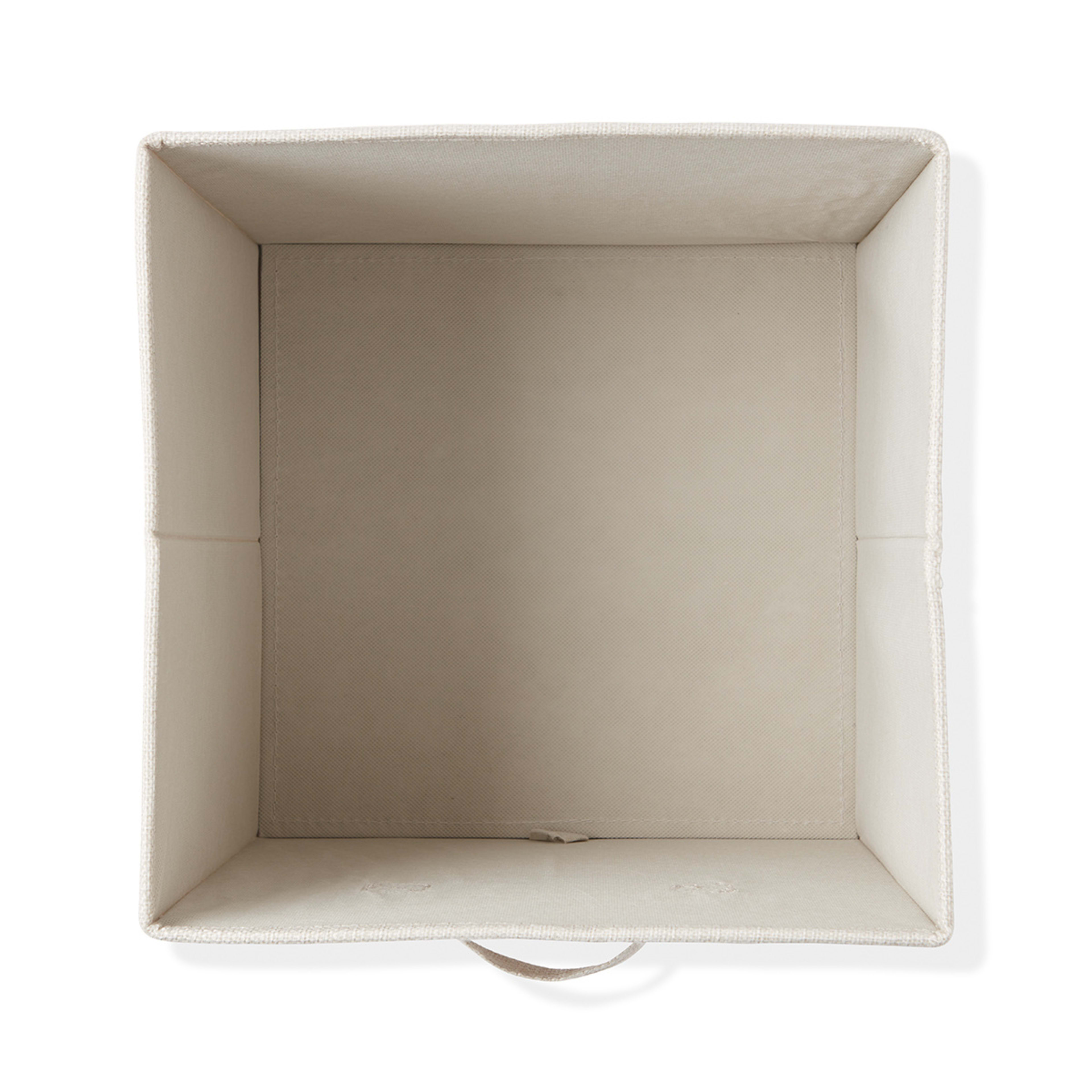 Linen Look Storage Box - Kmart