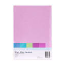 24 Sheets Cardstock - Bright Glitter - Kmart