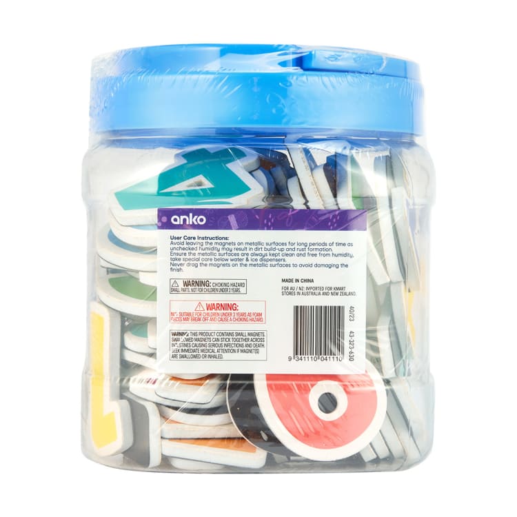 78 Piece Mega Magnetic Numbers Tub - Kmart