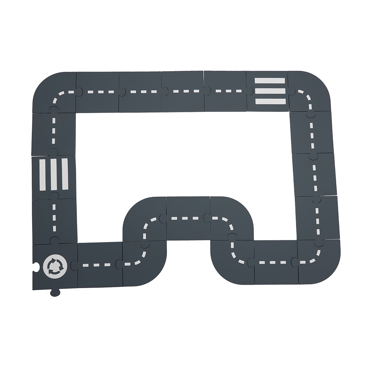 22 Piece Flexible Road Track - Kmart