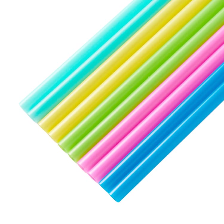 10 Piece Reusable Bright Straws - Kmart