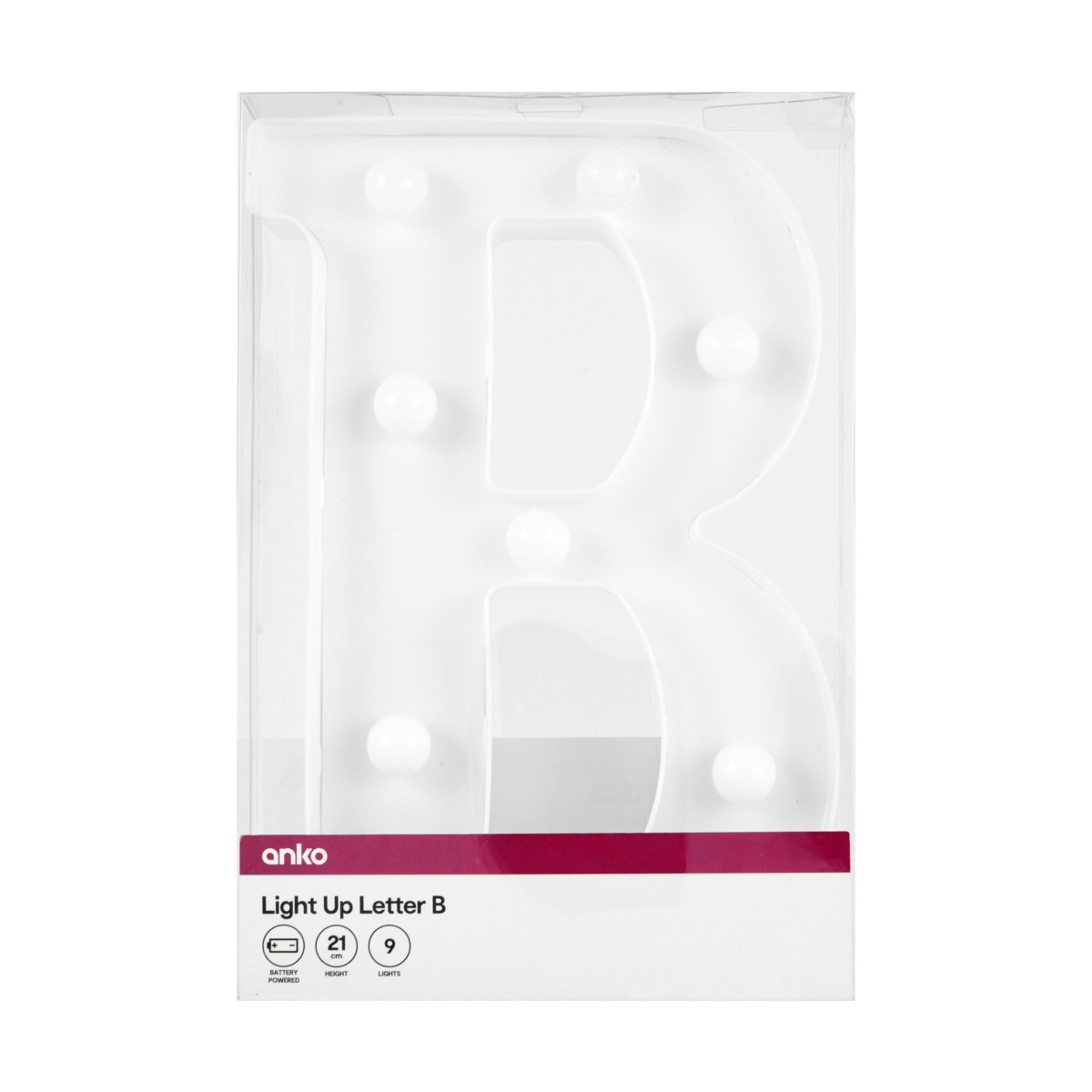 Light Up Letter - B - Kmart
