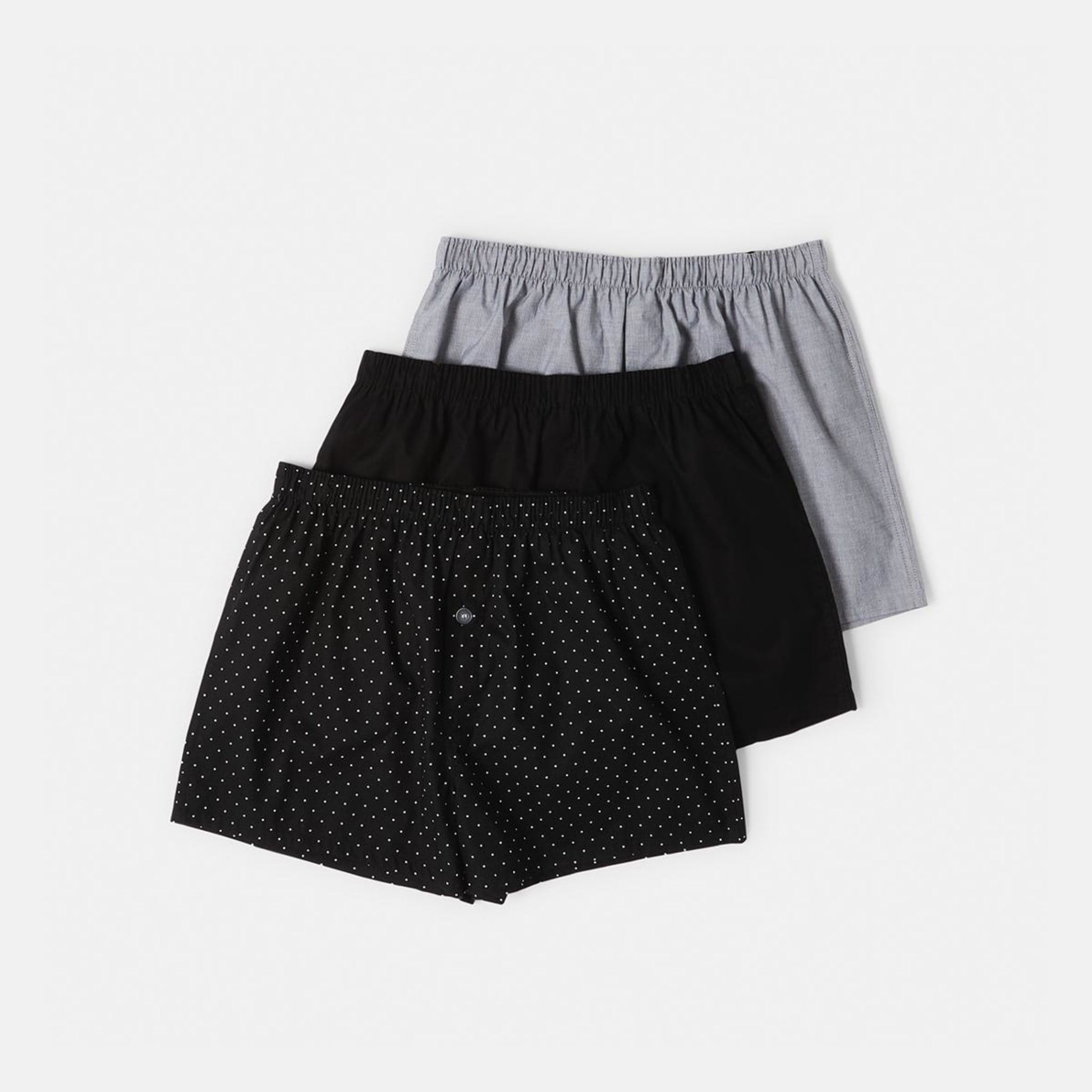 3 Pack Alpha Classic Woven Boxers - Kmart NZ
