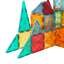 50 Piece Magnetic Tiles Castle Set - Kmart
