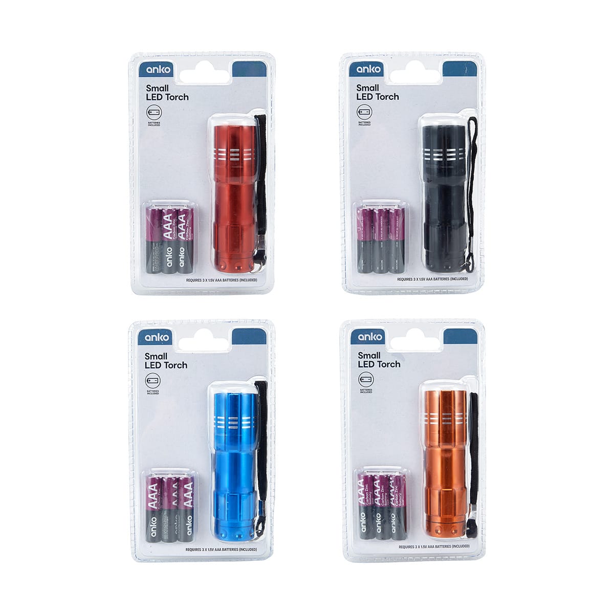 Small LED Torch - Assorted - Kmart