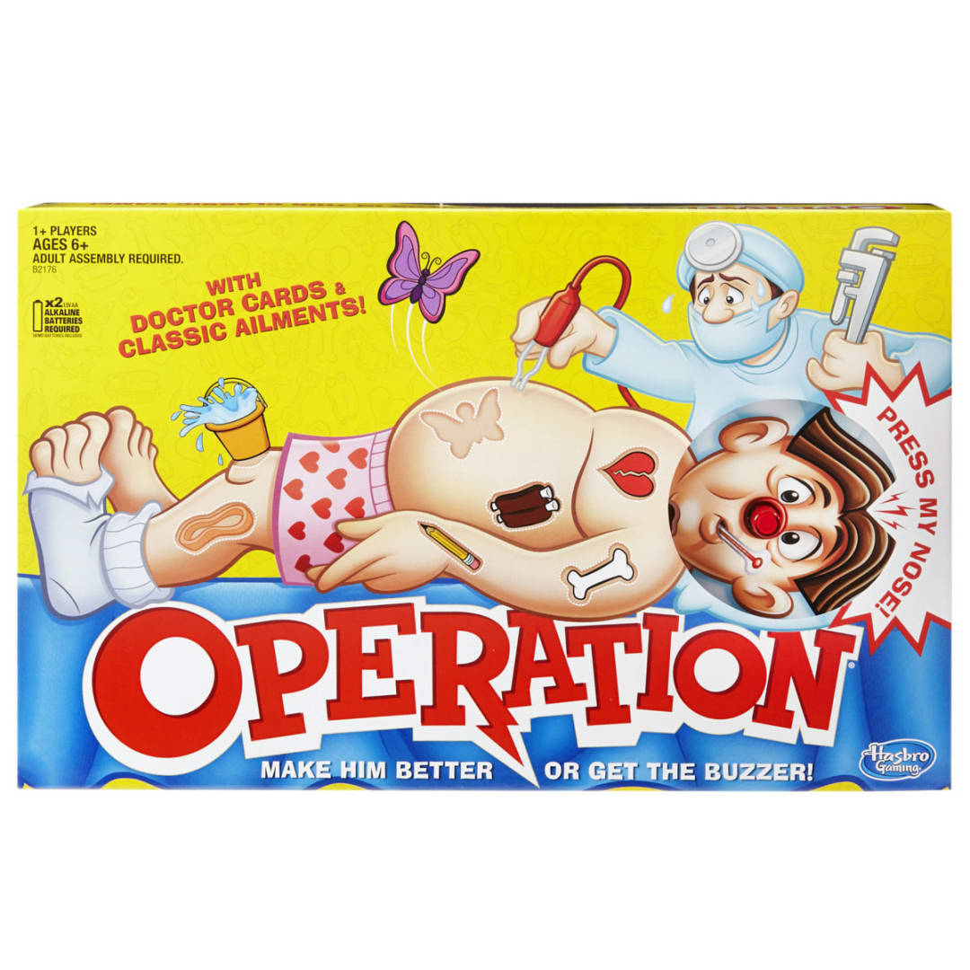 Classic Operation Electronic Board Game with Cards - Kmart