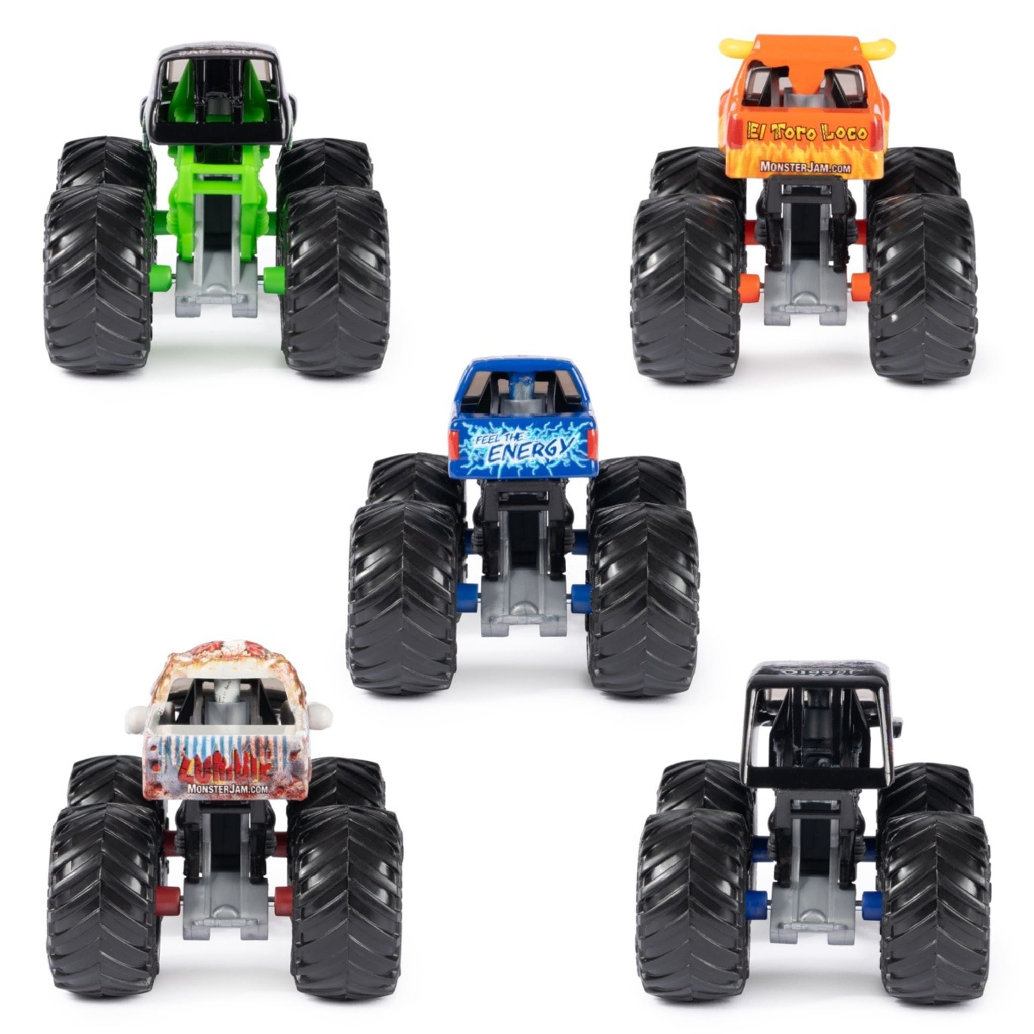 5 Pack Monster Jam Pit Party 1:64 Scale Truck Set - Kmart