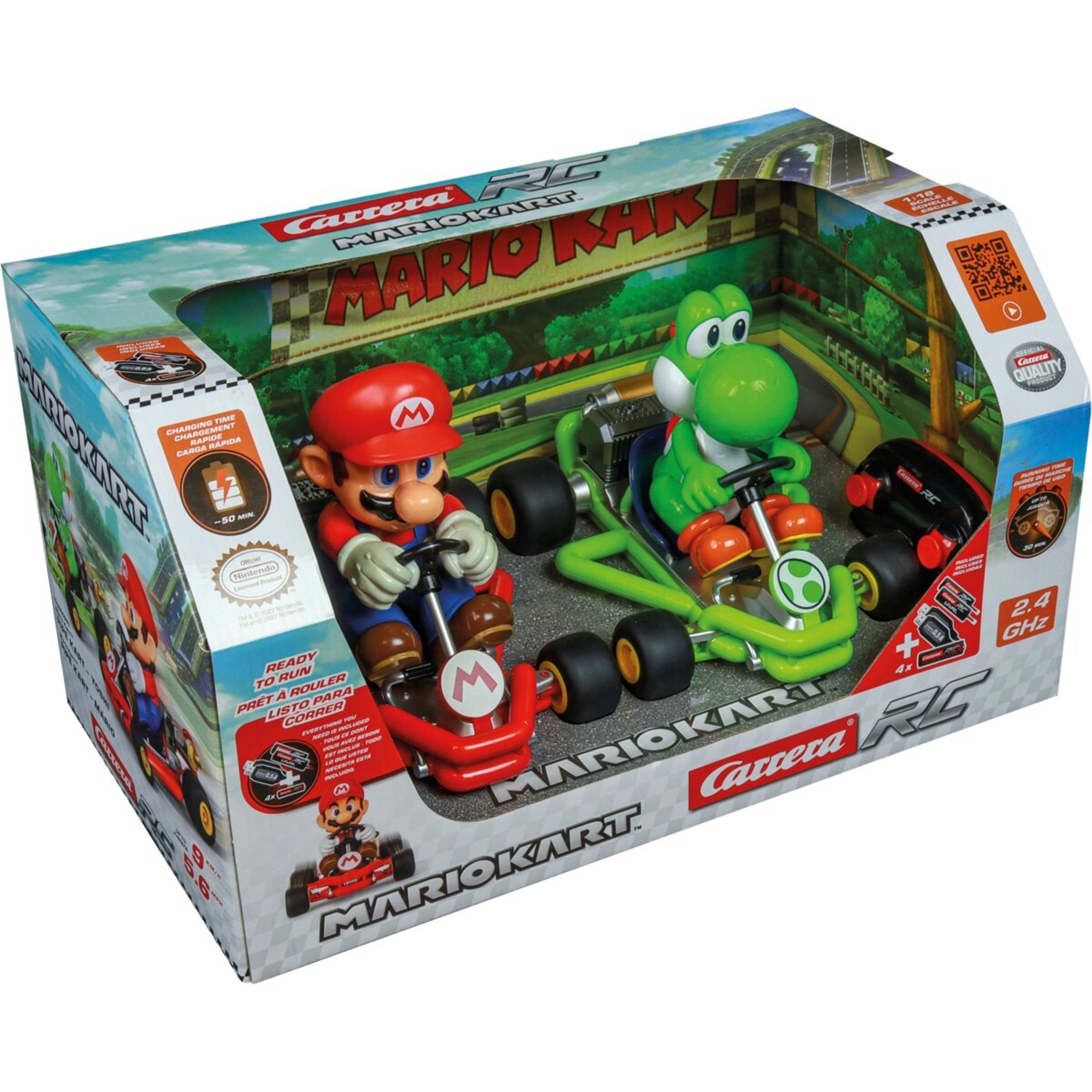 Carrera Mario Kart Pipe Racers Remote Control Twin Pack - Mario and ...
