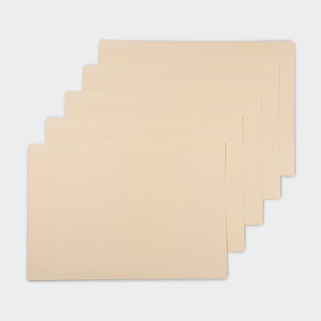 10 Pack Foolscap Manilla Folders - Kmart
