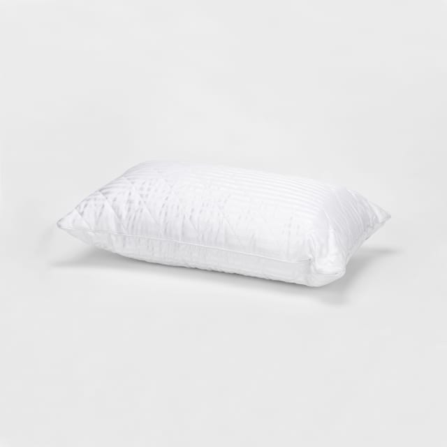 Luxury Quilted Pillow - High Profile, White - Kmart