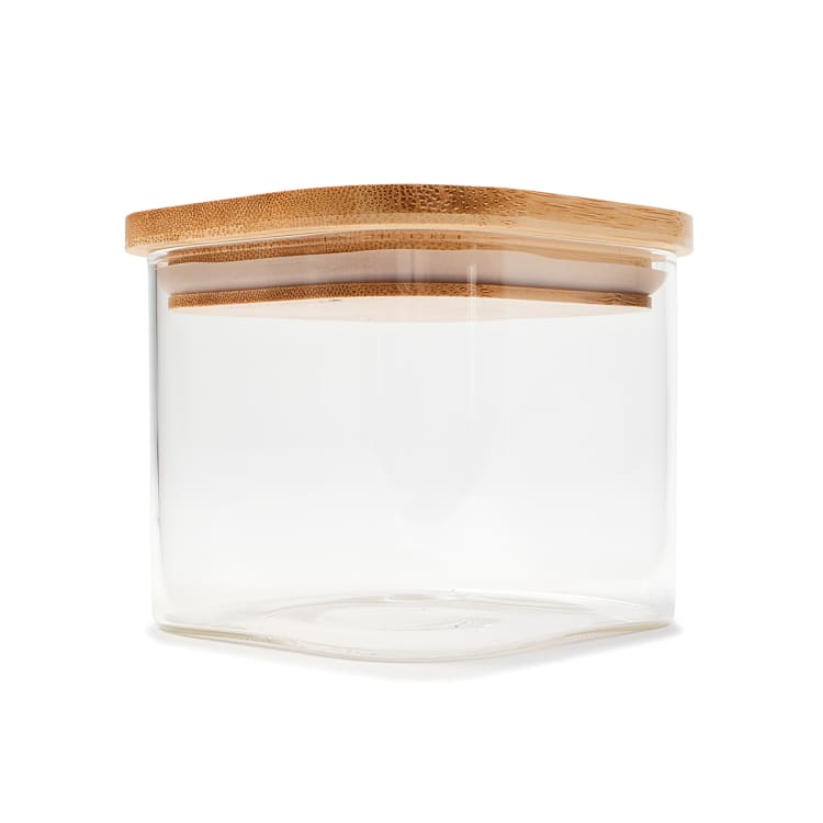500ml Glass Container with Bamboo Lid - Kmart NZ