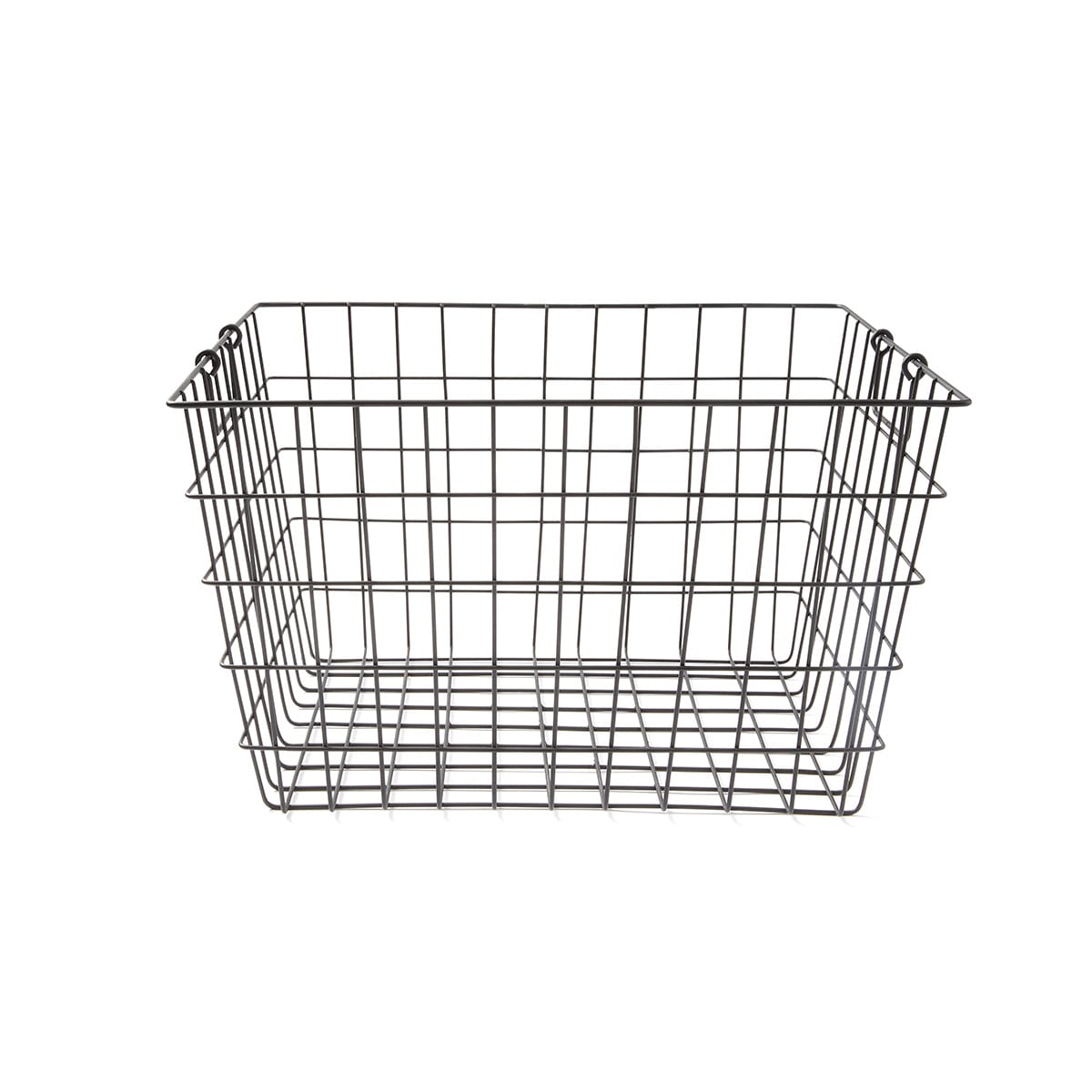 Rectangle Wire Basket - Large, Black - Kmart