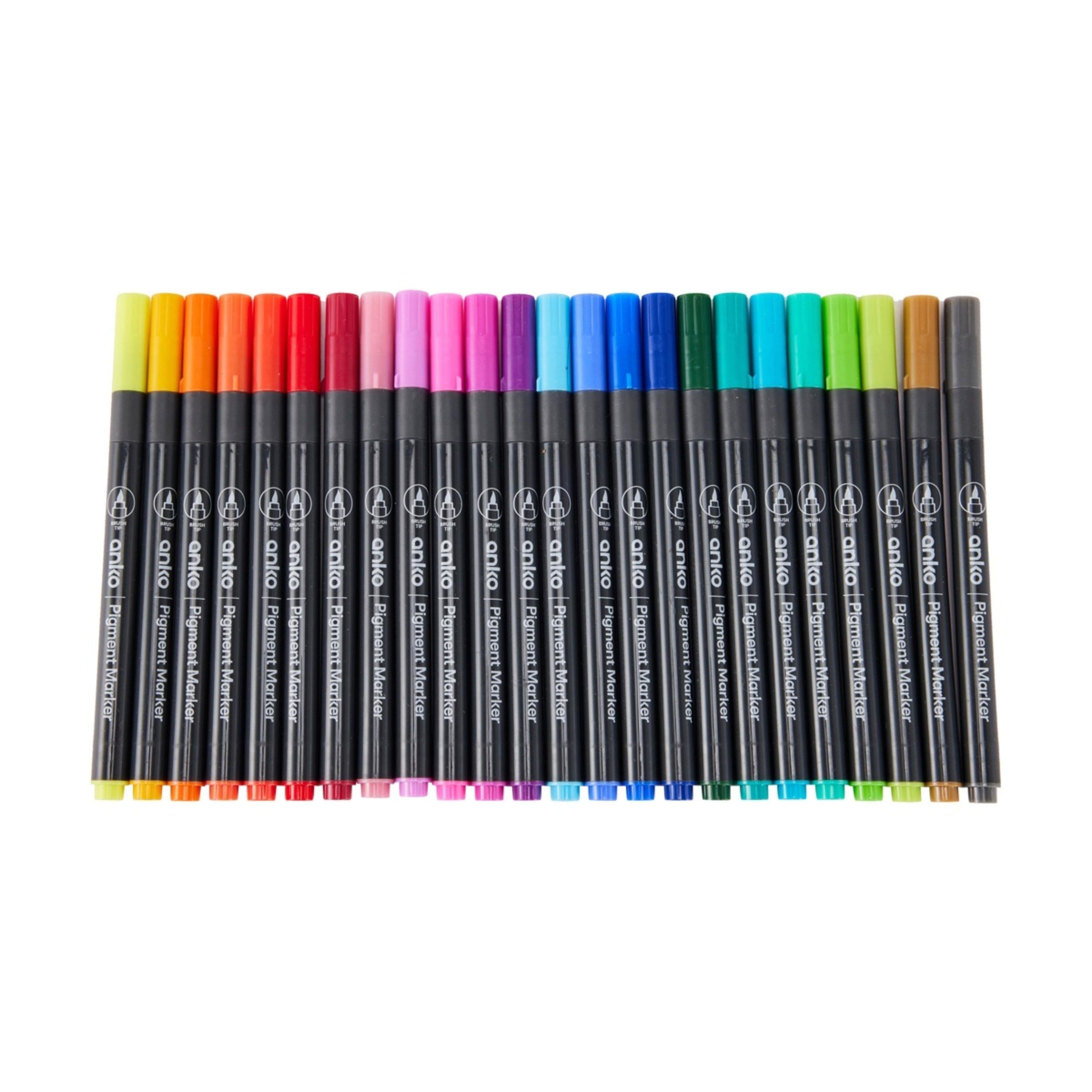 24 Pack Pigment Markers - Kmart