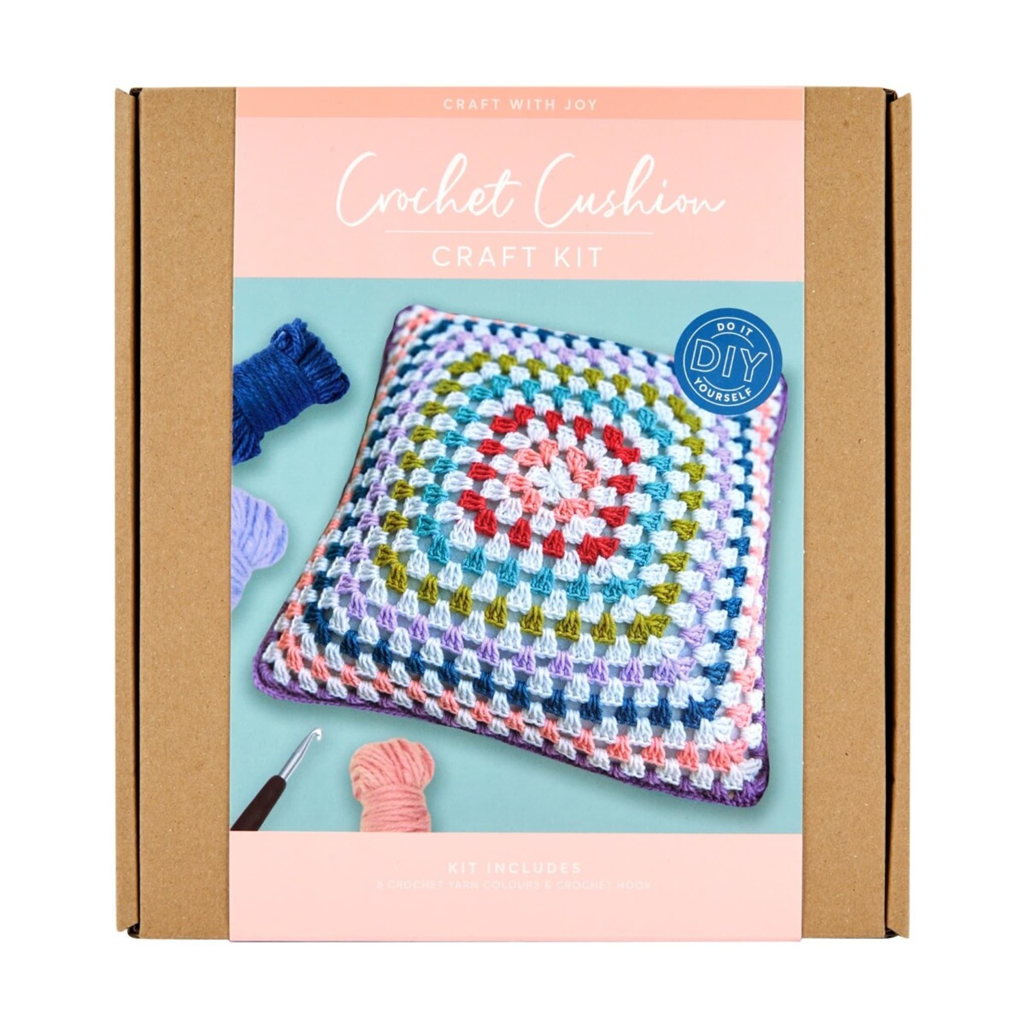 Crochet Cushion Craft Kit - Kmart