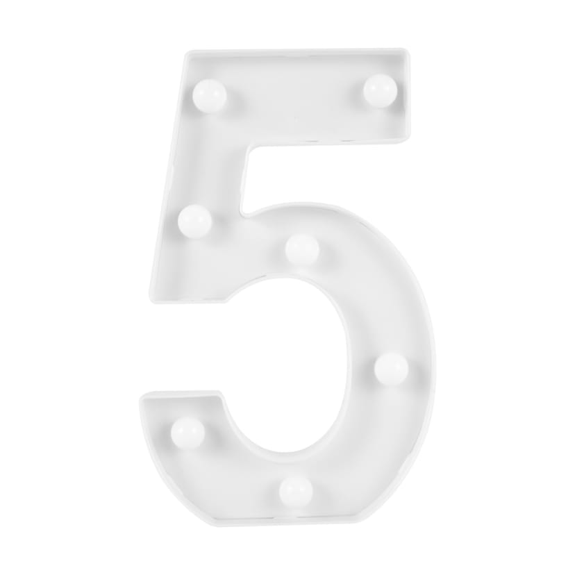 Light Up Number - 5 - Kmart